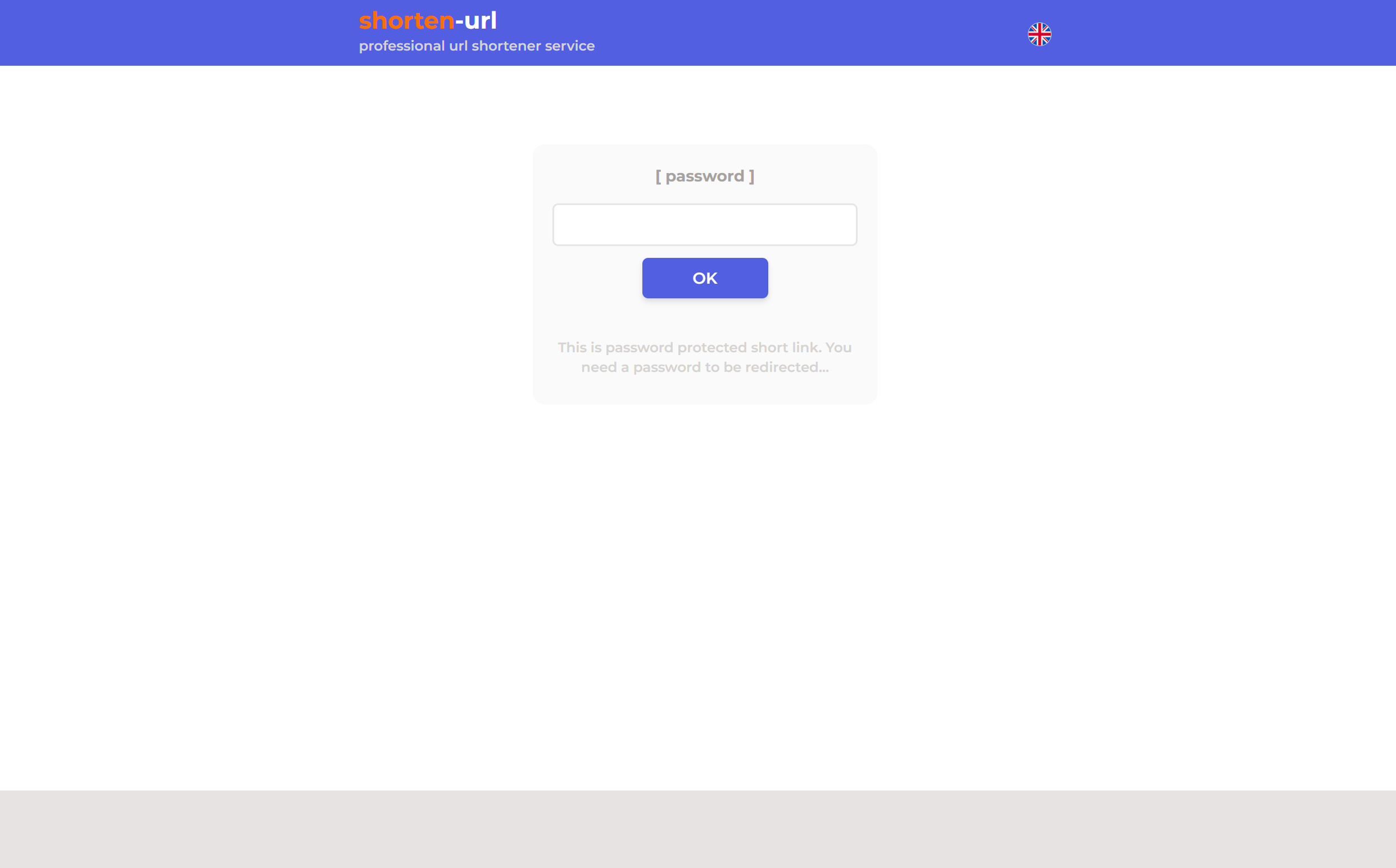 shorten-url : Professional URL shortener service
